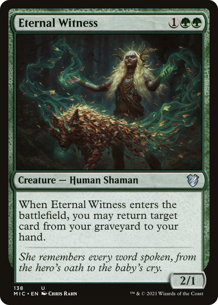 Eternal Witness (MIC-138) - Midnight Hunt Commander – Danireon Cards ...