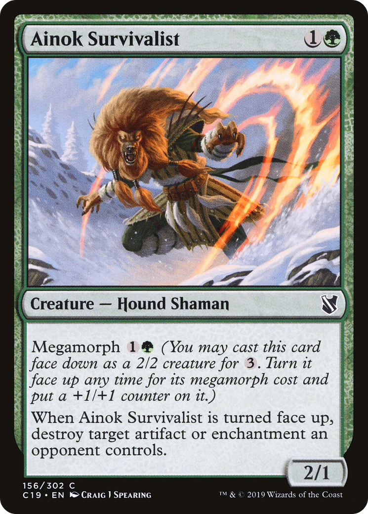Ainok Survivalist (C19-156) - Commander 2019 – Danireon Cards & Games