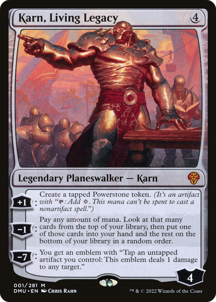 Karn, Living Legacy (DMU-001) - Dominaria United Foil – Danireon Cards ...