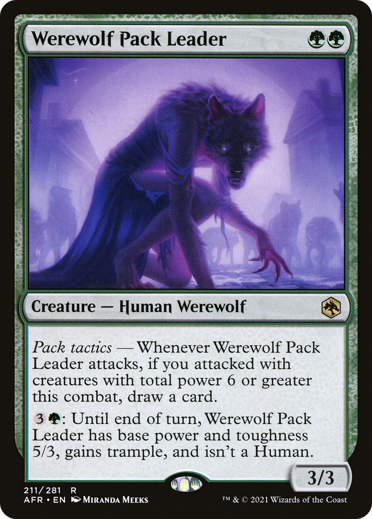 Werewolf Pack Leader (AFR-211) - Adventures in the Forgotten Realms Fo ...