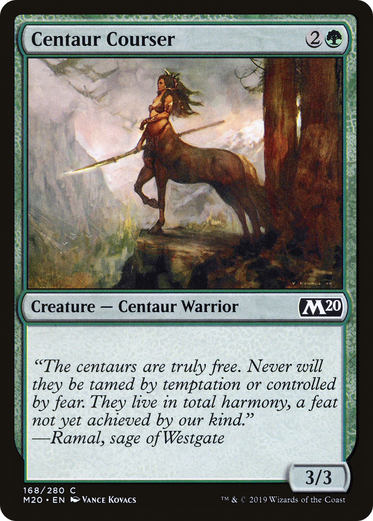 Centaur Courser (M20-168) - Core Set 2020 Foil – Danireon Cards & Games
