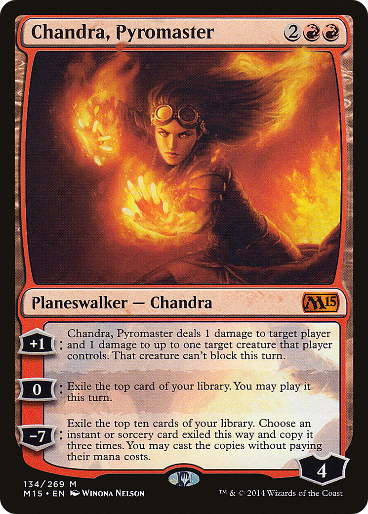 Chandra, Pyromaster (M15-134) - Magic 2015 Foil – Danireon Cards & Games