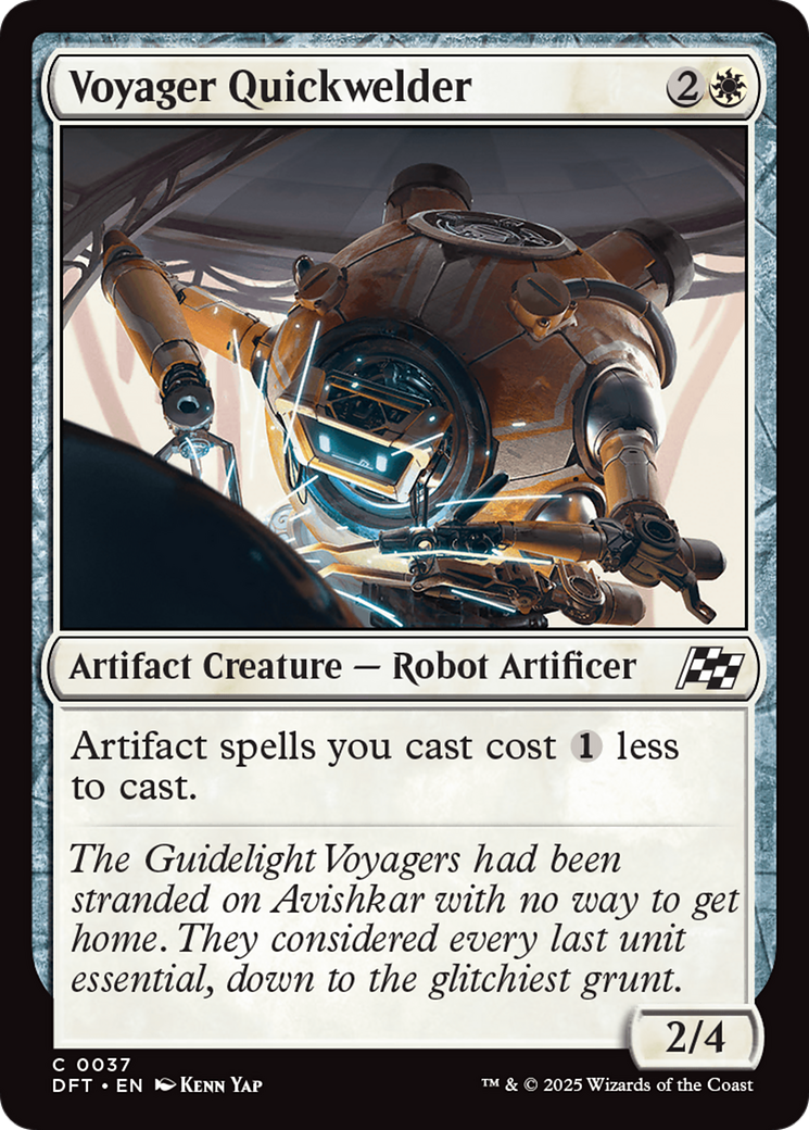Voyager Quickwelder (DFT-037) - Aetherdrift – Danireon Cards & Games