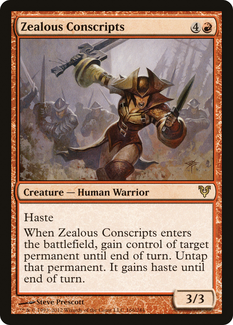 Zealous Conscripts (AVR-166) - Avacyn Restored – Danireon Cards & Games