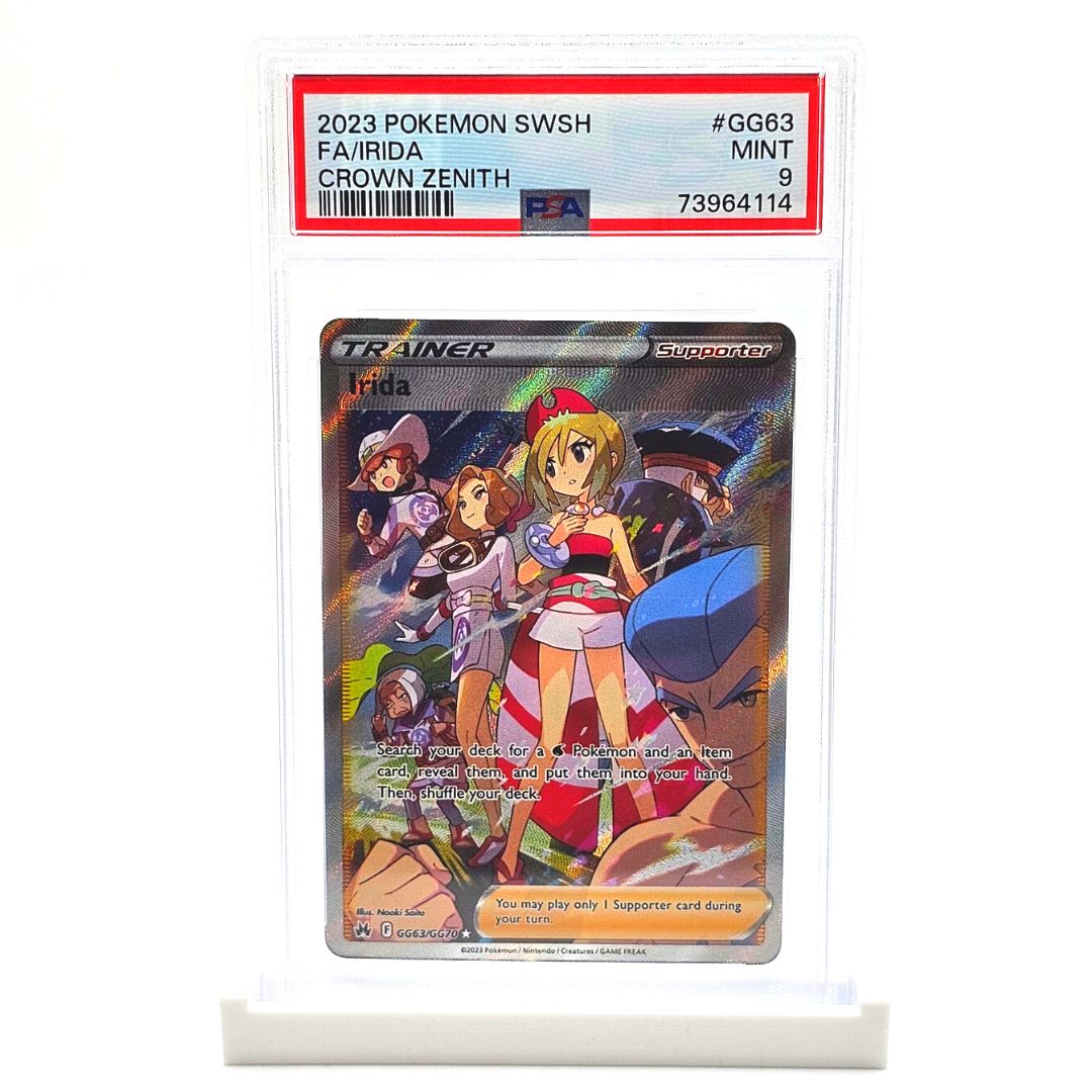 PSA 9 Irida Full Art - Pokémon Crown Zenith – Danireon Cards & Games