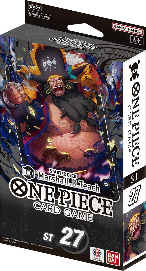 One Piece Card Game Starter Deck - Marshall D. Teach (ST-27) – Danireon ...