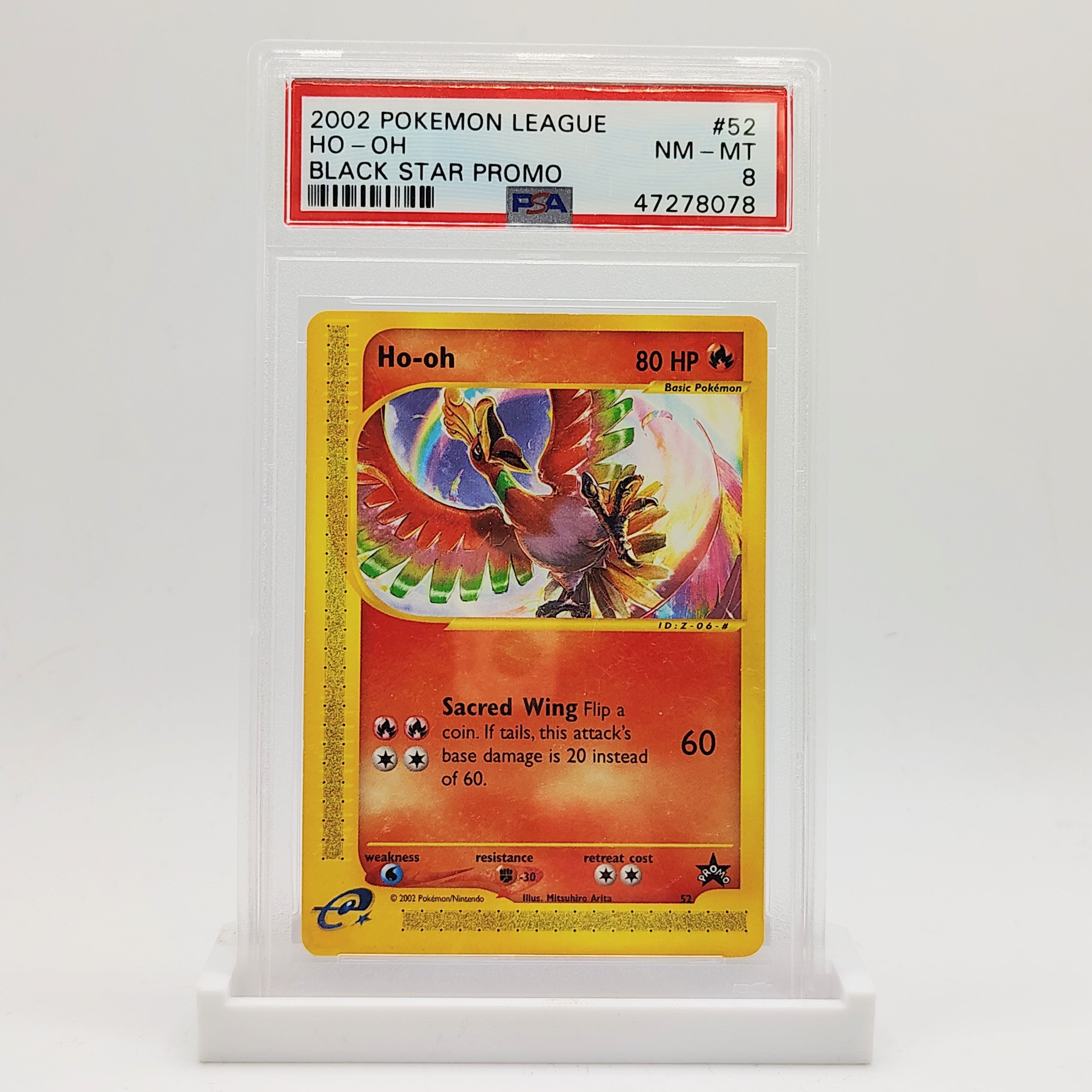 PSA 8 Ho-Oh E-Series - Pokemon League Black Star Promo English ...