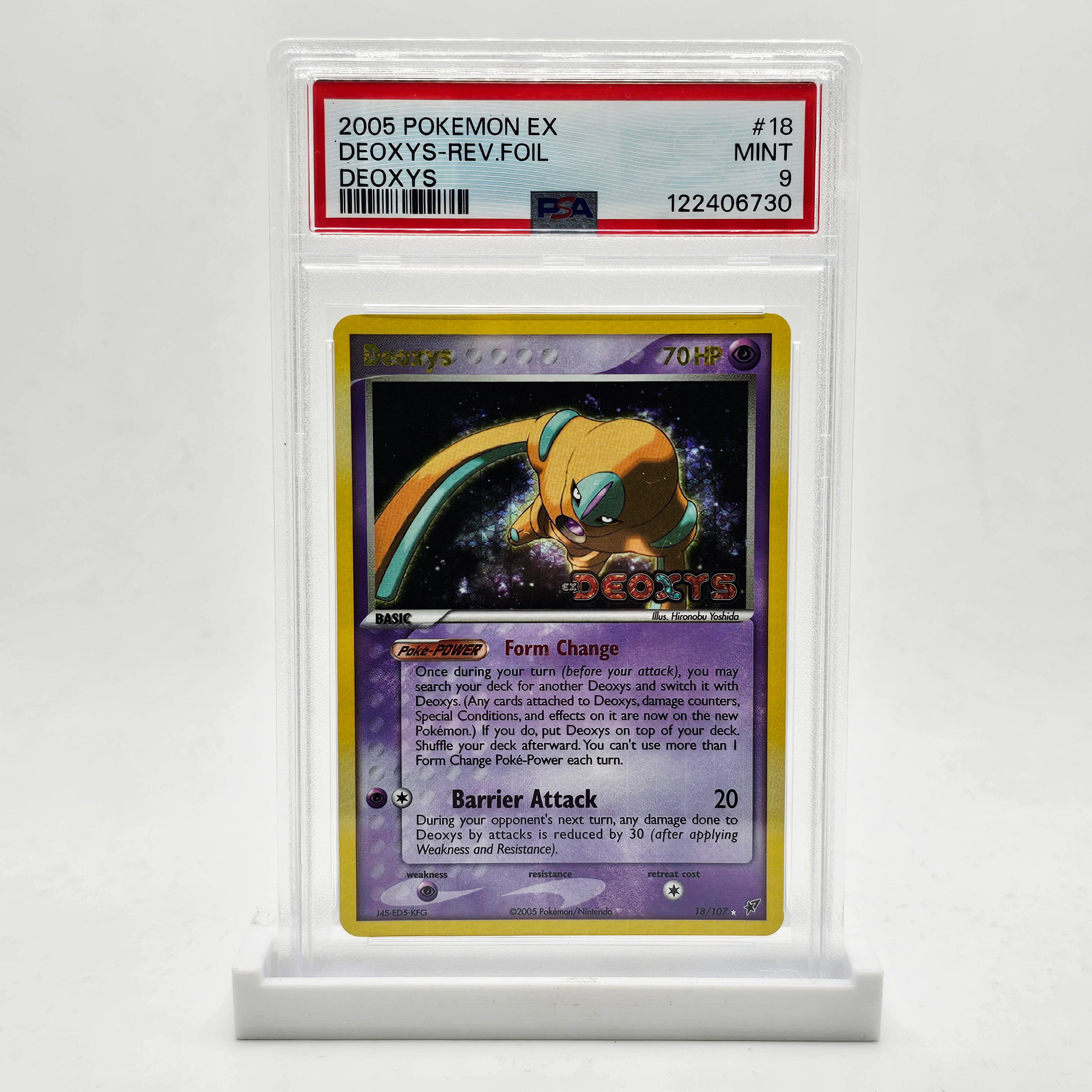 PSA 9 Deoxys Reverse Foil Stamped - Pokémon EX: Deoxys – Danireon Cards ...