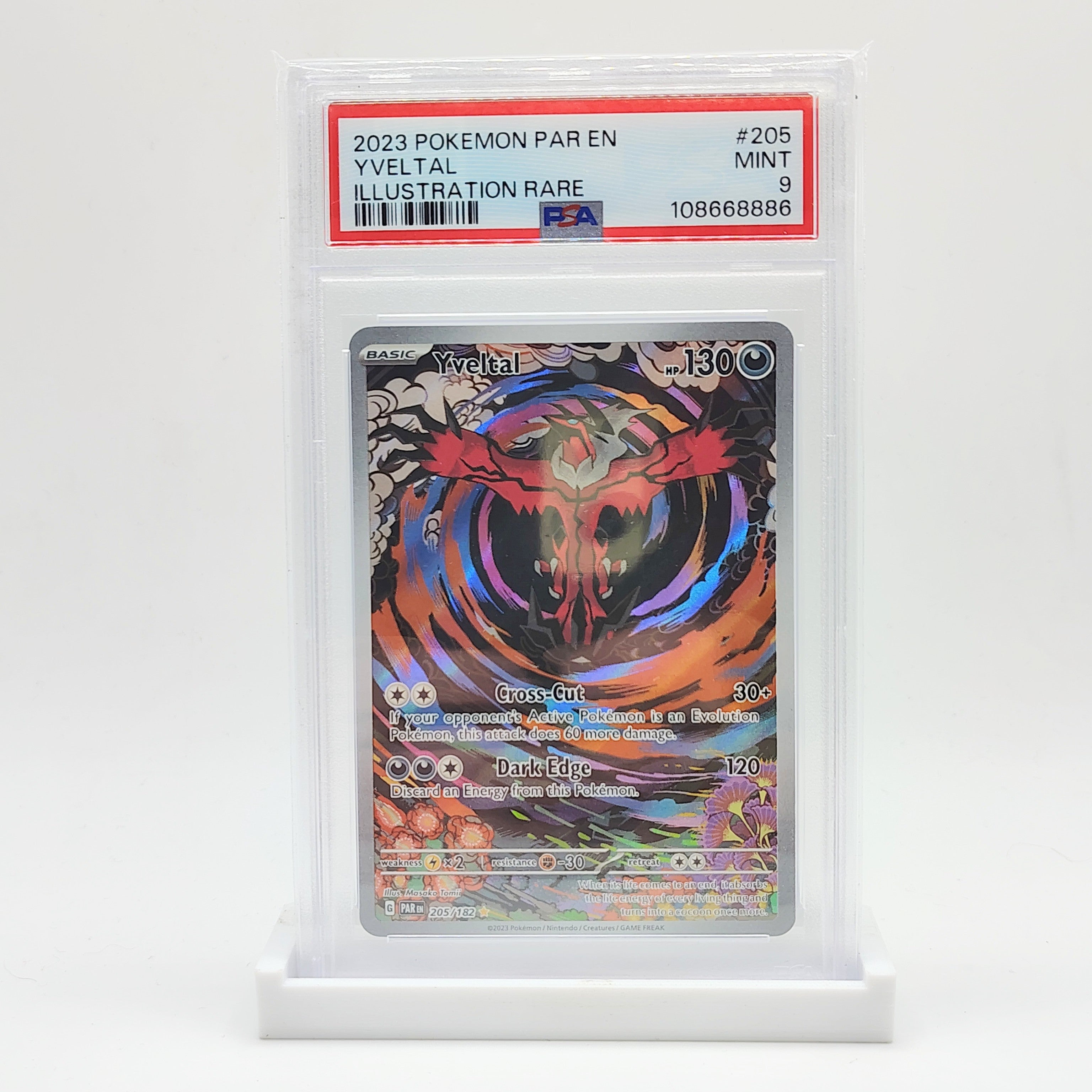 PSA 9 Yveltal Illustration Rare (IR) - Paradox Rift English – Danireon ...
