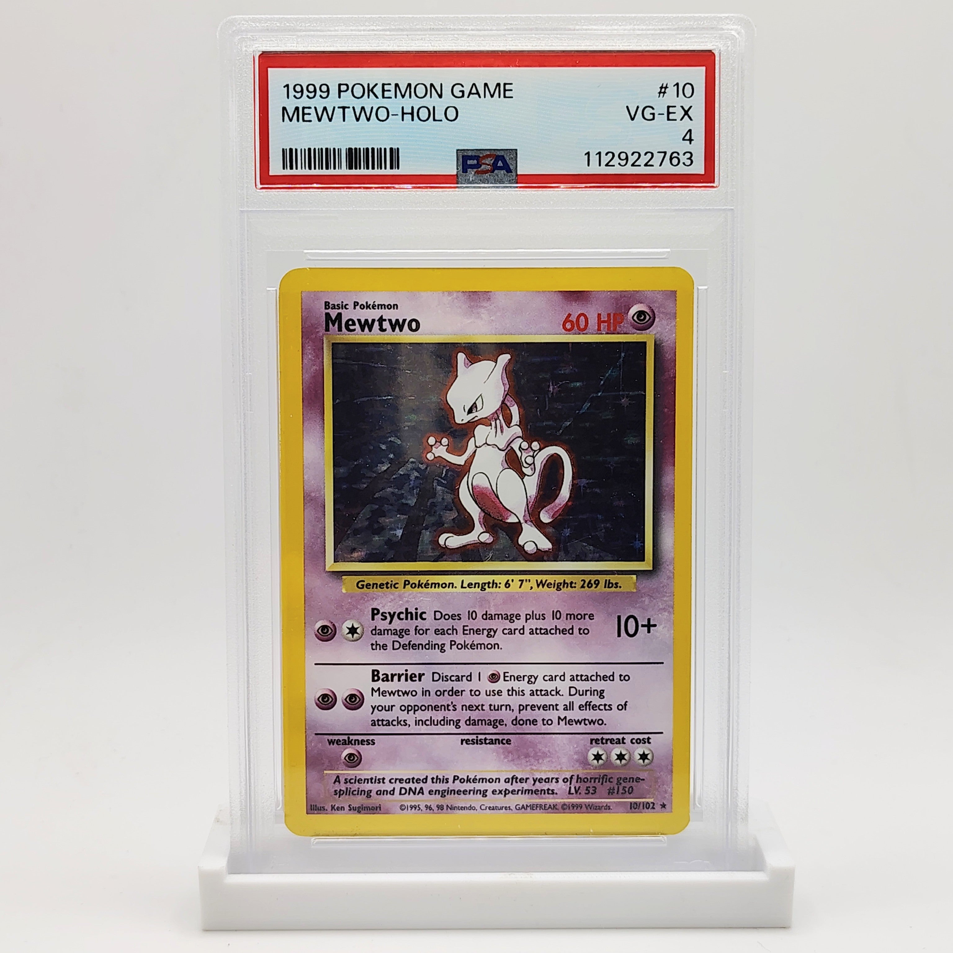 PSA 4 Mewtwo Holo - Base Set Unlimited English – Danireon Cards & Games