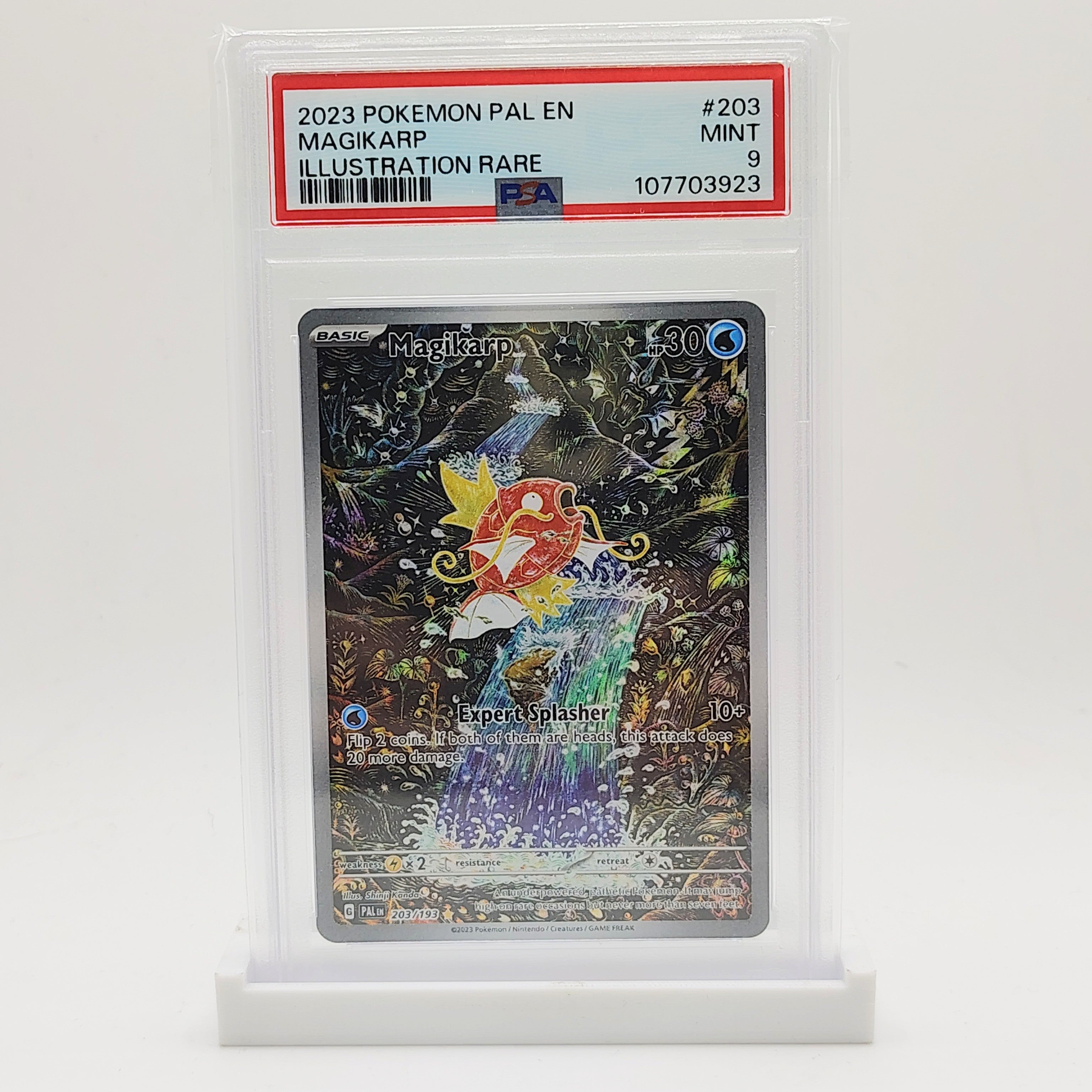 PSA 9 Magikarp Illustration Rare (IR) - Paldea Evolved English ...