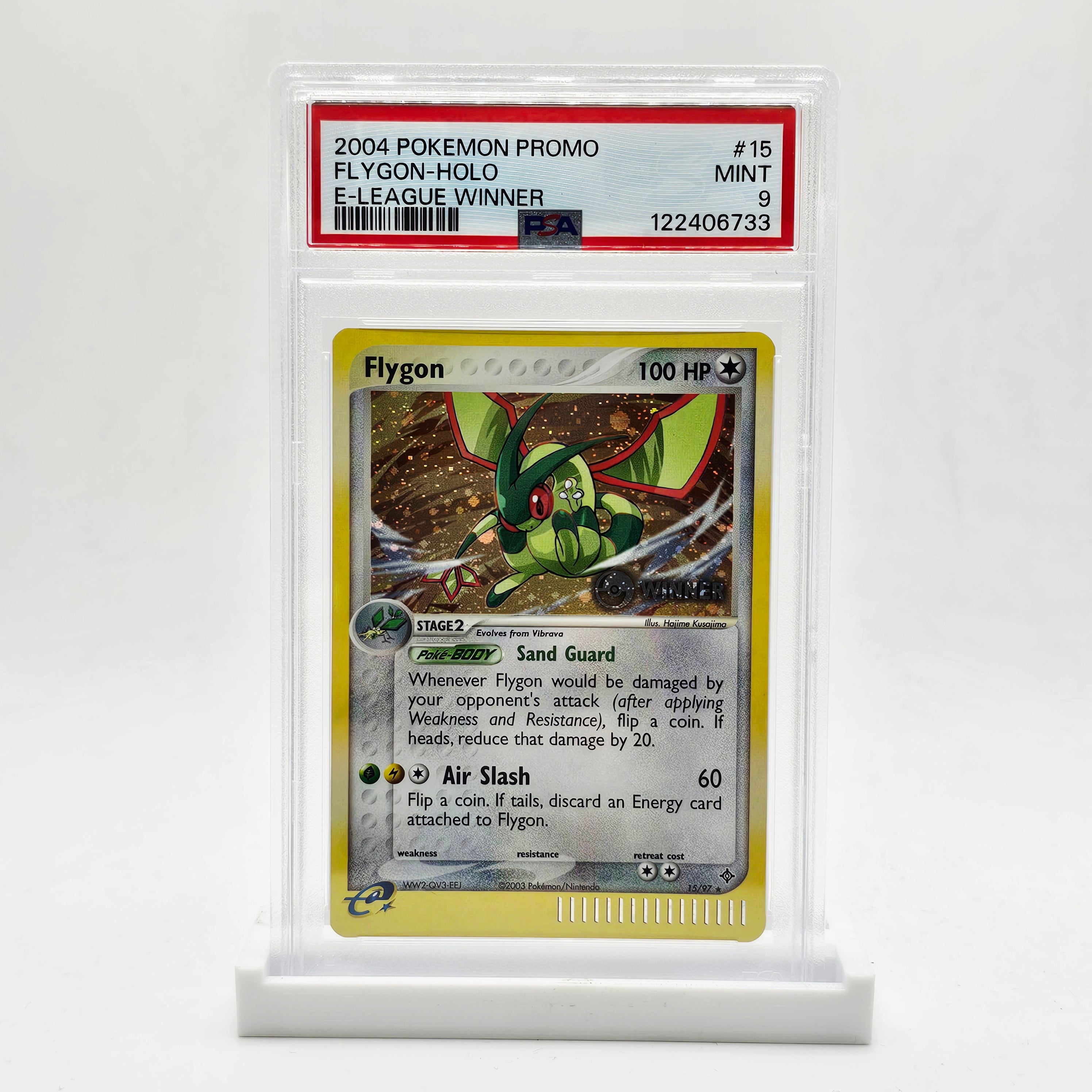 PSA 9 Flygon Holo E-League Winner Stamped - 2004 Pokémon Promo ...