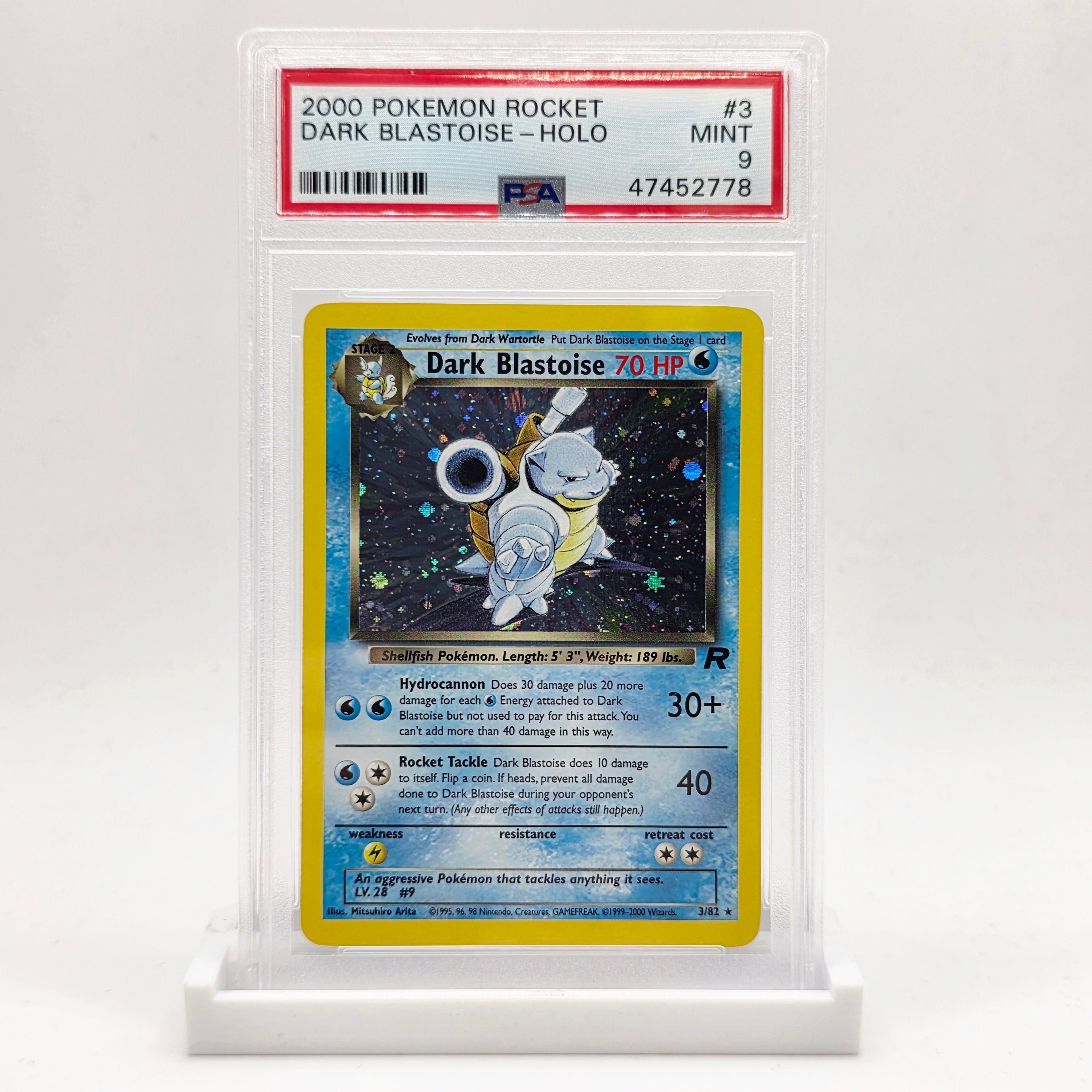 PSA 9 Dark Blastoise Holo - 2000 Team Rocket Unlimited – Danireon Cards ...