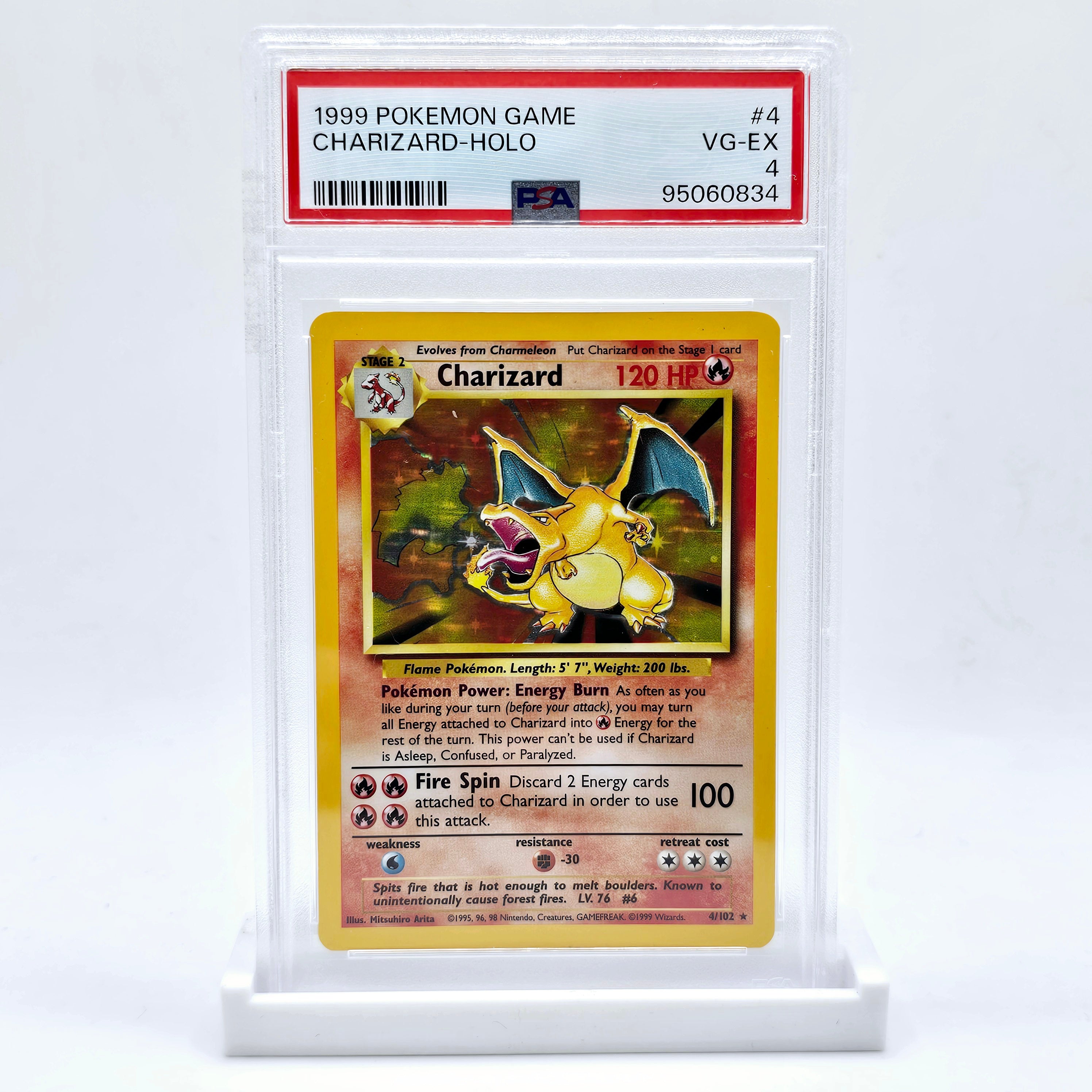 PSA 4 Base Set Charizard 1999 – Danireon Cards & Games