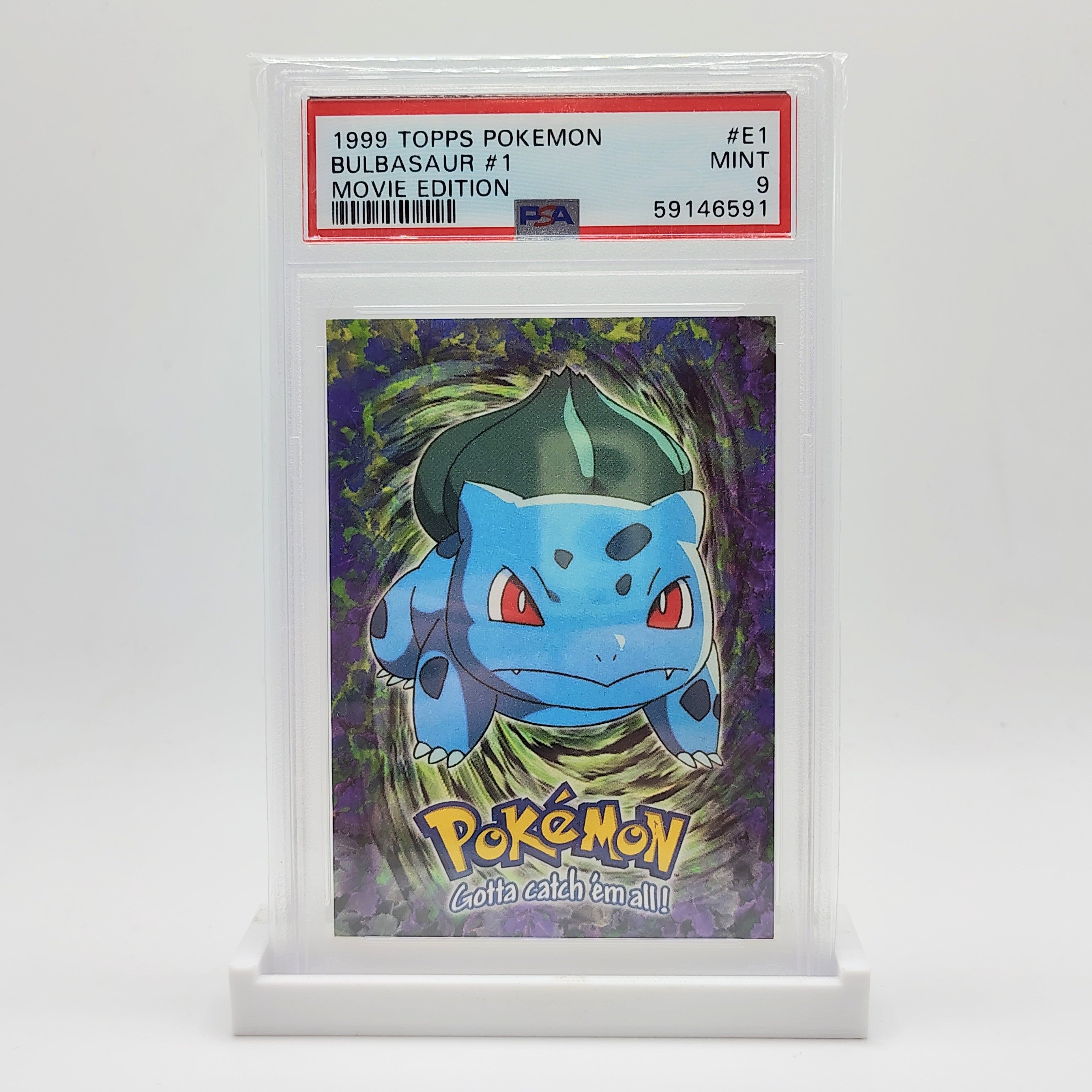 PSA 9 Bulbasaur - 1999 Topps Movie Edition English – Danireon Cards & Games
