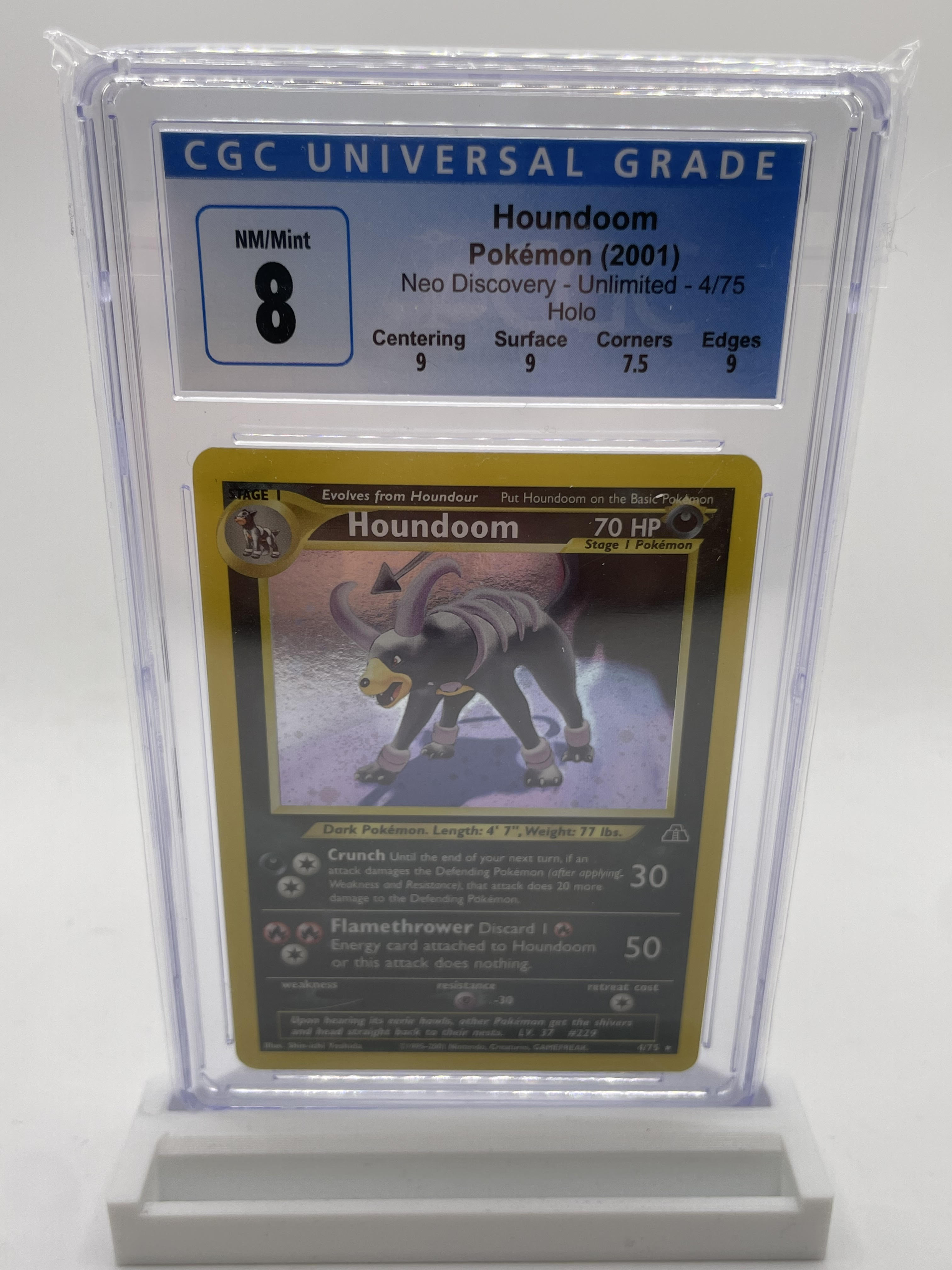 CGC 8 Houndoom- Neo Discovery – Danireon Cards & Games