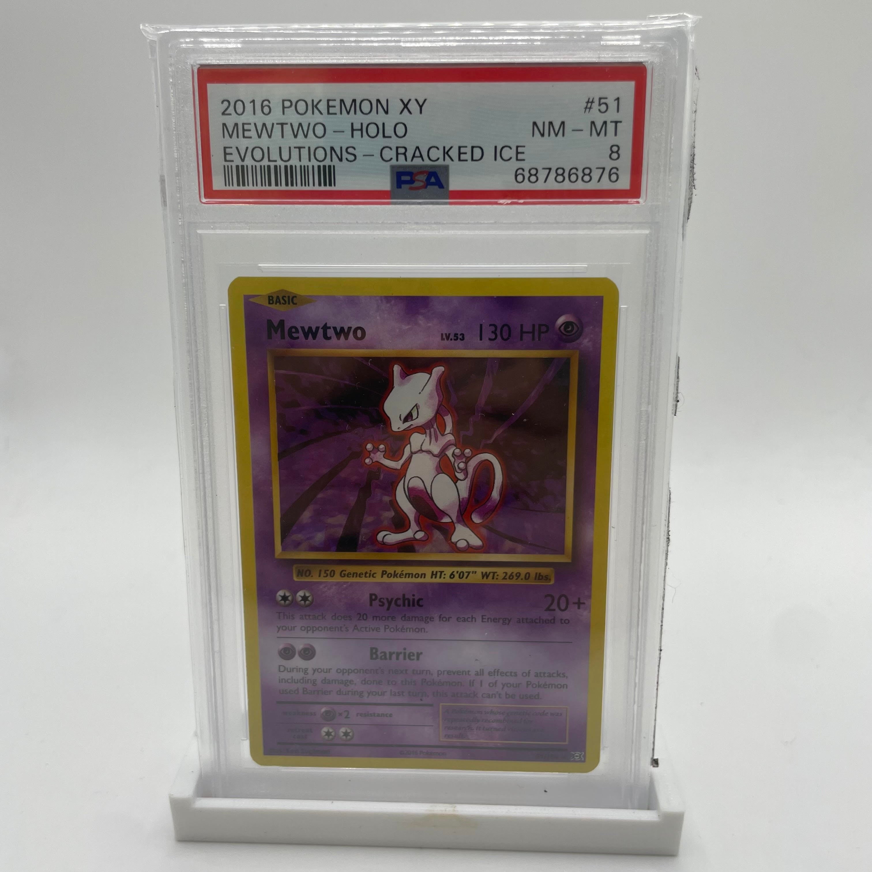 PSA 8 Mewtwo - Evolutions Deck Exclusive Cracked Ice – Danireon Cards ...