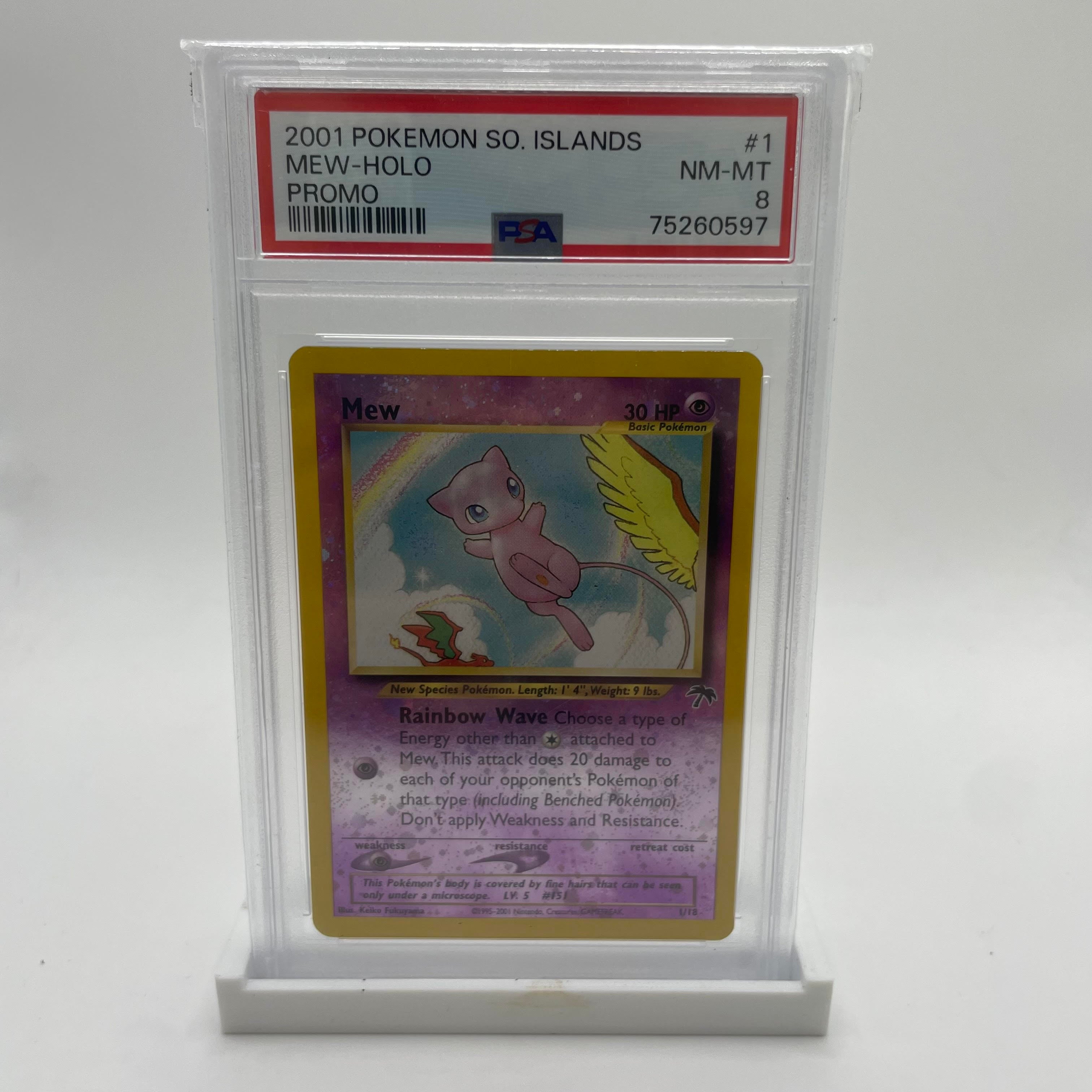 PSA 8 Mew - Southern Islands – Danireon Cards & Games