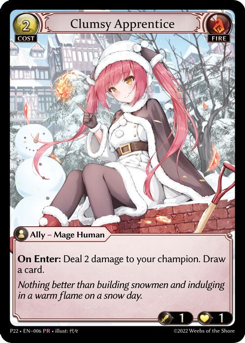 Clumsy Apprentice (6) [Promotional Cards] – Danireon Cards & Games