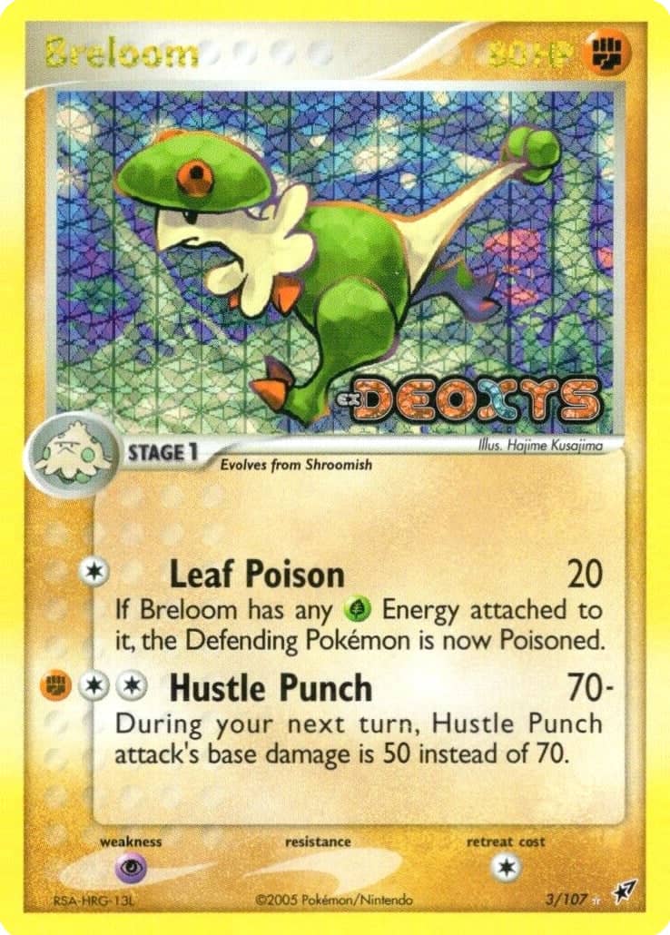 Breloom (3/107) (Stamped) [EX: Deoxys] – Danireon Cards & Games