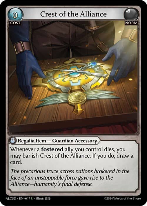 Crest of the Alliance (17) [Alchemical Revolution: Starter Decks ...