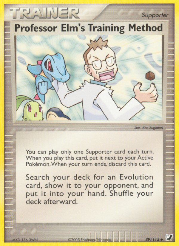 Professor Elm's Training Method (89/115) [EX: Unseen Forces] – Danireon ...