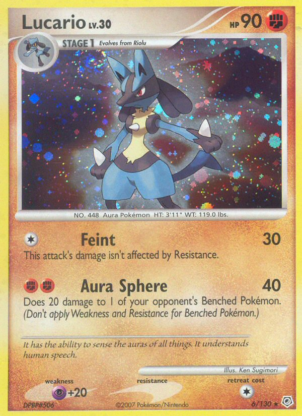 Lucario (6/130) [Diamond & Pearl: Base Set] – Danireon Cards & Games